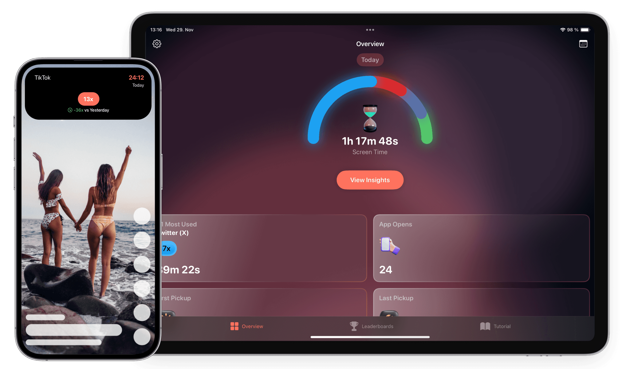 Realtime Screen Time App Usage Tracker For iPhone & iPad